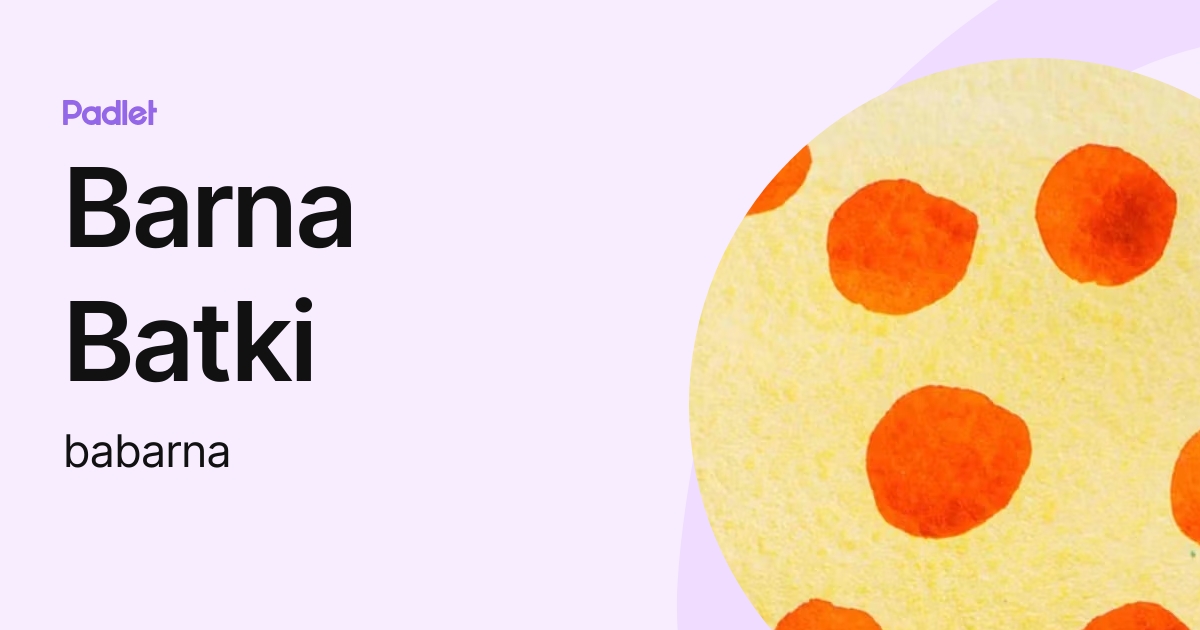 Barna Batki (babarna) profile | Padlet