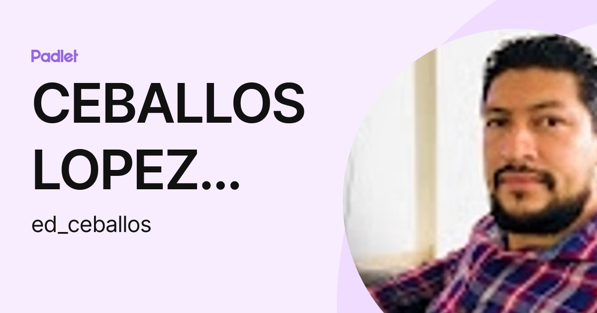 CEBALLOS LOPEZ EDGAR ADRIAN (ed_ceballos) profile | Padlet