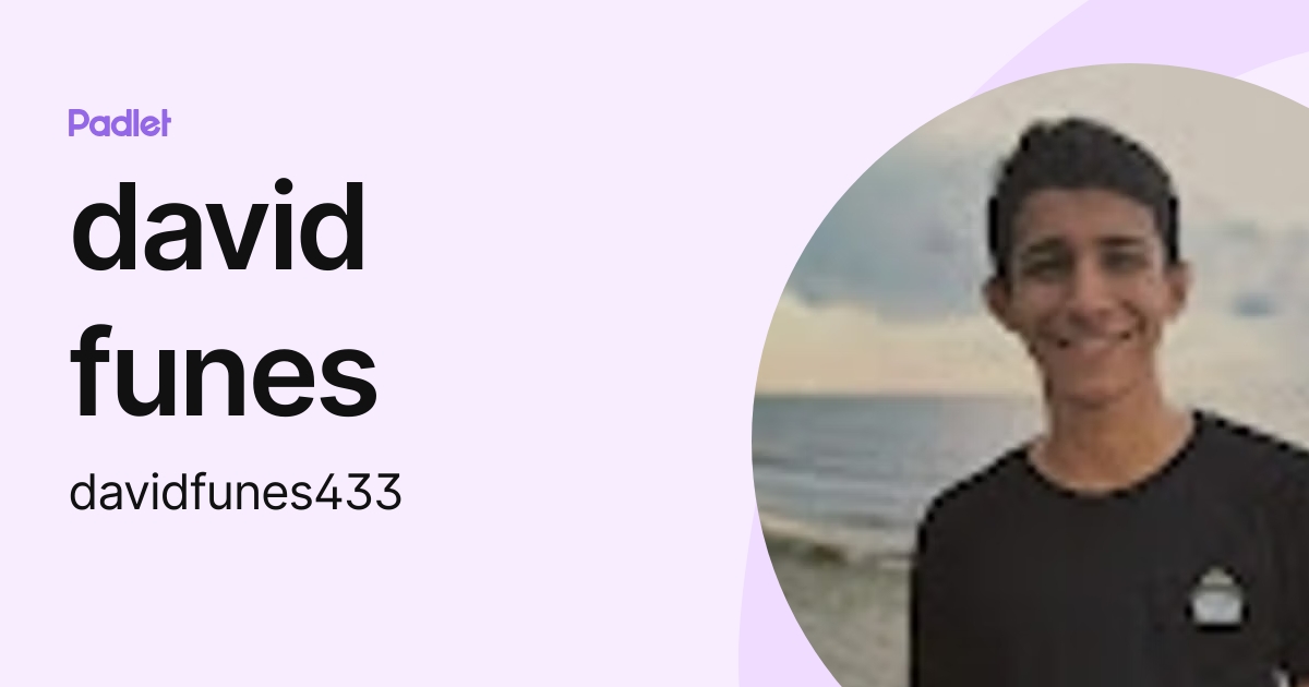 david funes (davidfunes433) profile | Padlet