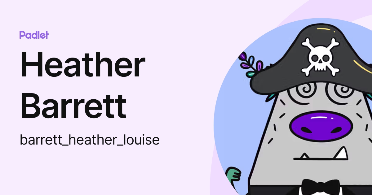 Heather Barrett (barrett_heather_louise) profile | Padlet