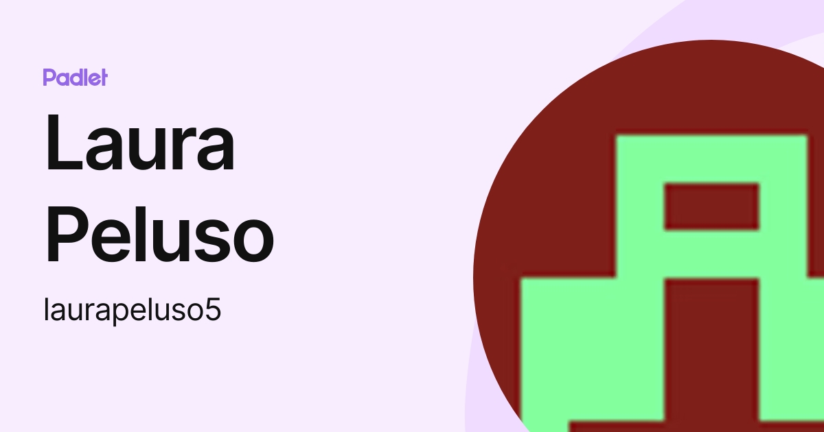 Laura Peluso (laurapeluso5) profile | Padlet