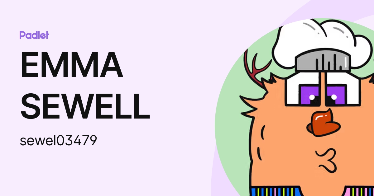 EMMA SEWELL (sewel03479) profile | Padlet