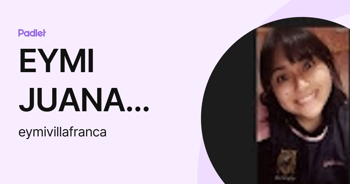 EYMI JUANA SEGUNDINA VILLAFRANCA FRANCISCO (eymivillafranca) profile ...