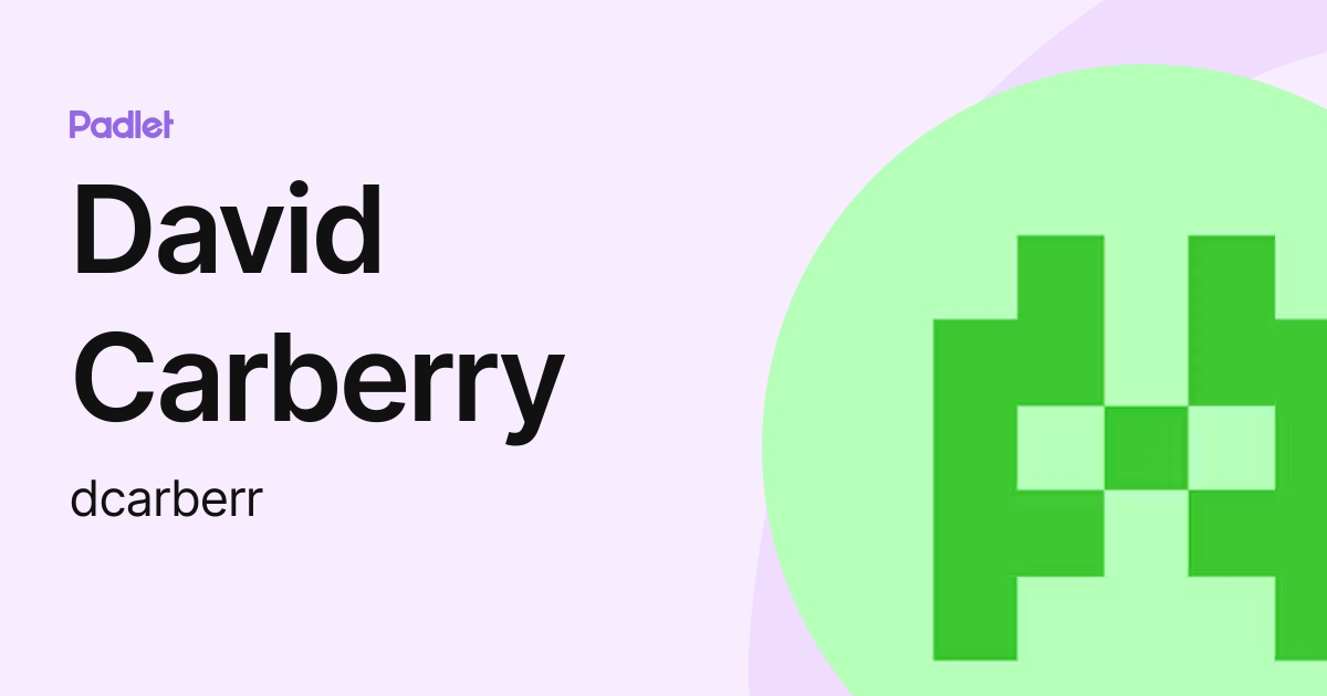 David Carberry (dcarberr) profile | Padlet