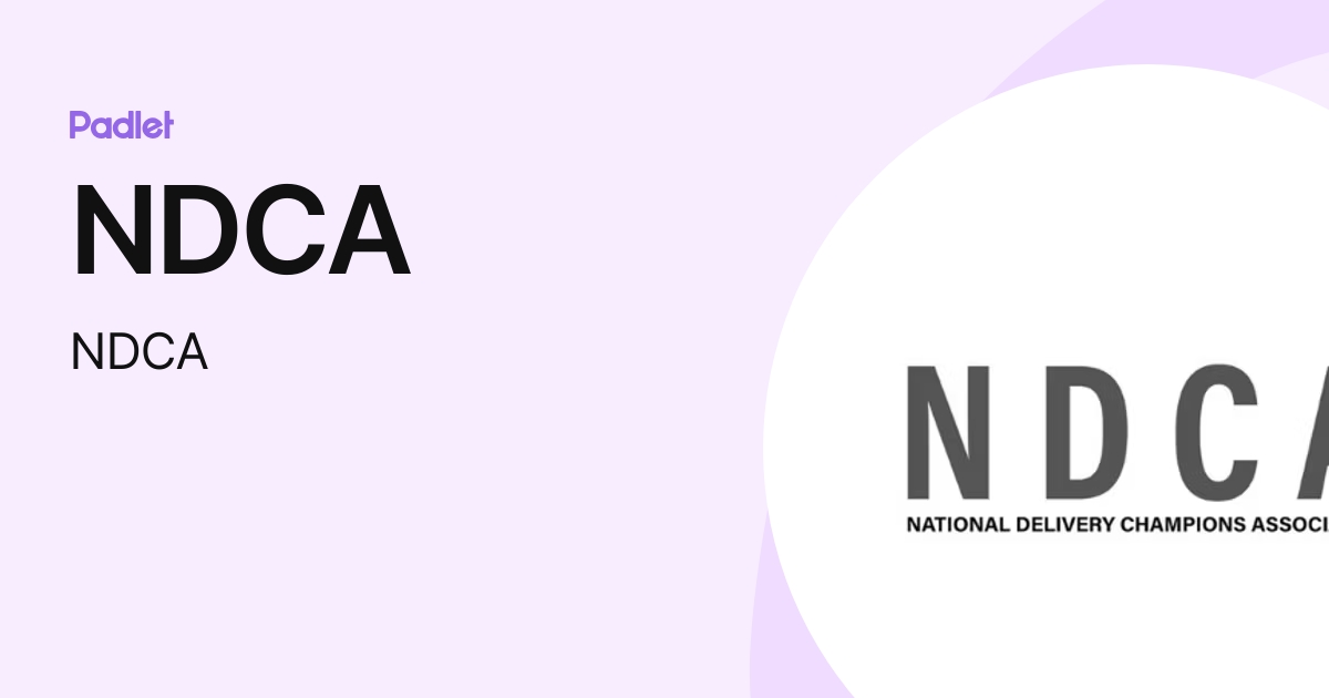 NDCA (NDCA) profile | Padlet
