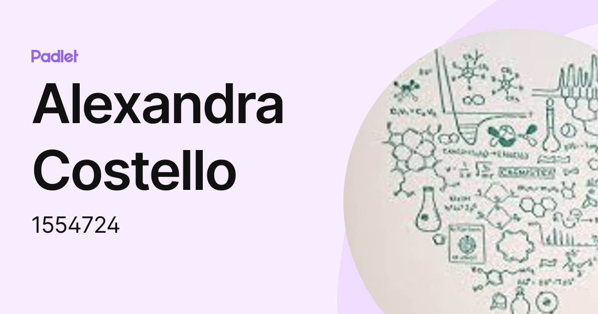 Alexandra Costello (1554724) profile | Padlet