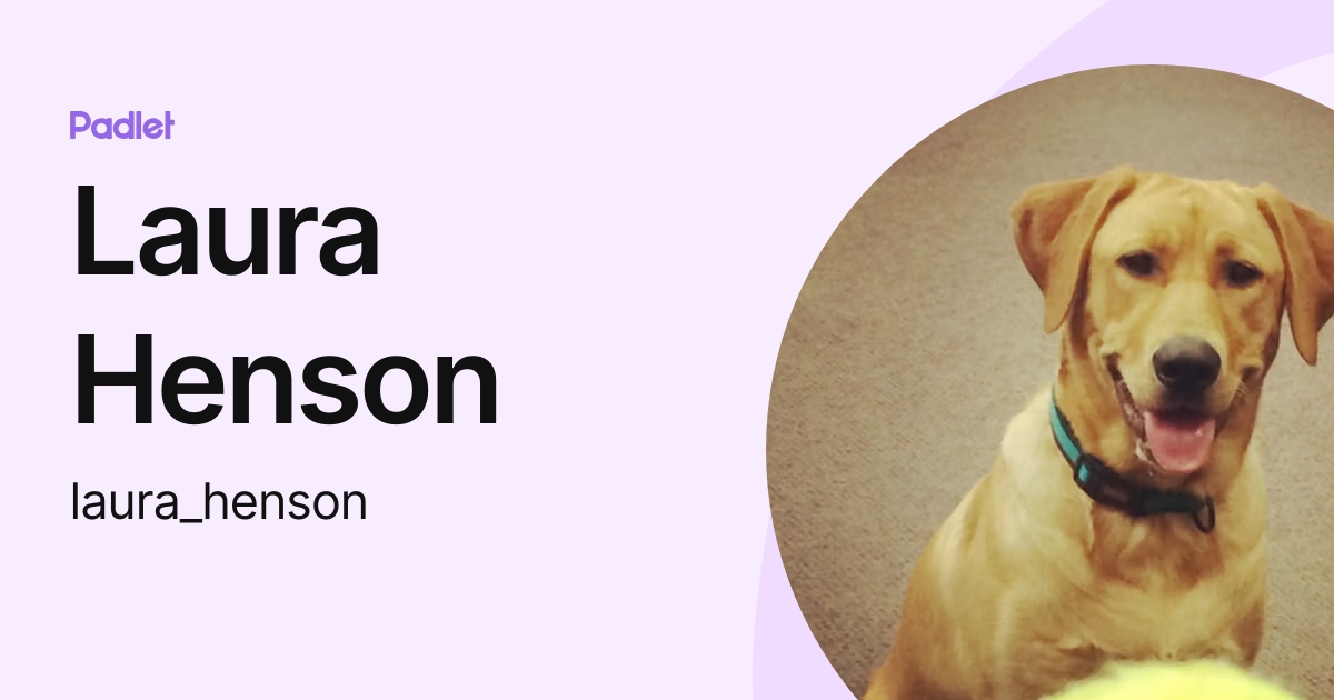 Laura Henson (laura_henson) profile | Padlet