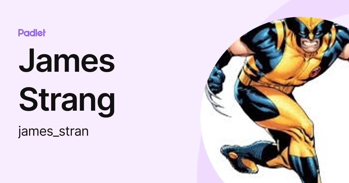 James Strang (james_stran) profile | Padlet