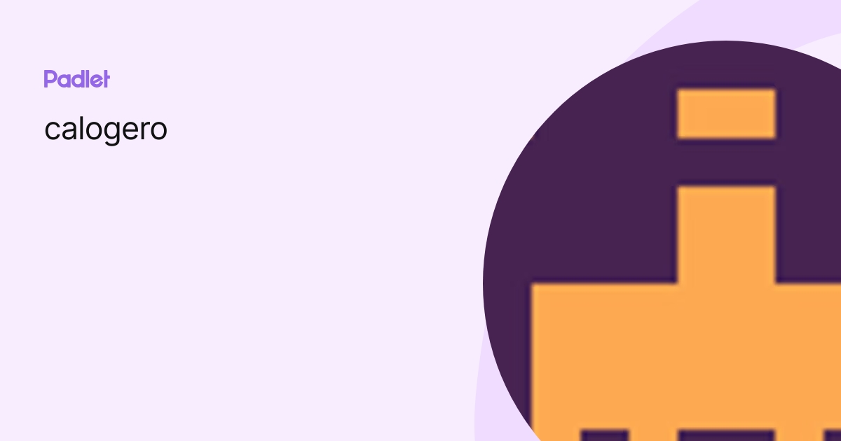 calogero profile | Padlet