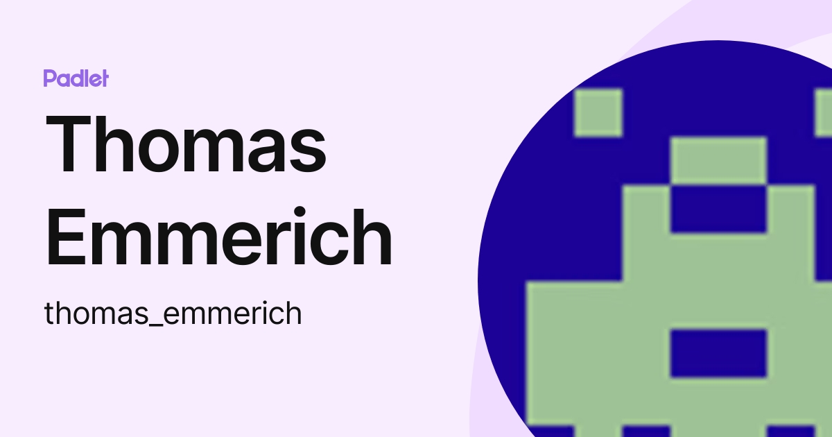 Thomas Emmerich (thomas_emmerich) profile | Padlet