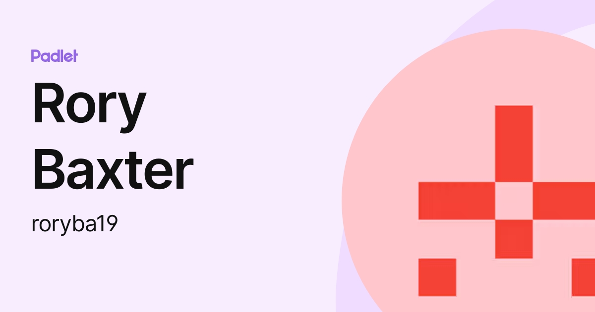 Rory Baxter (roryba19) profile | Padlet