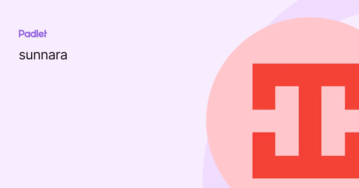 sunnara profile | Padlet