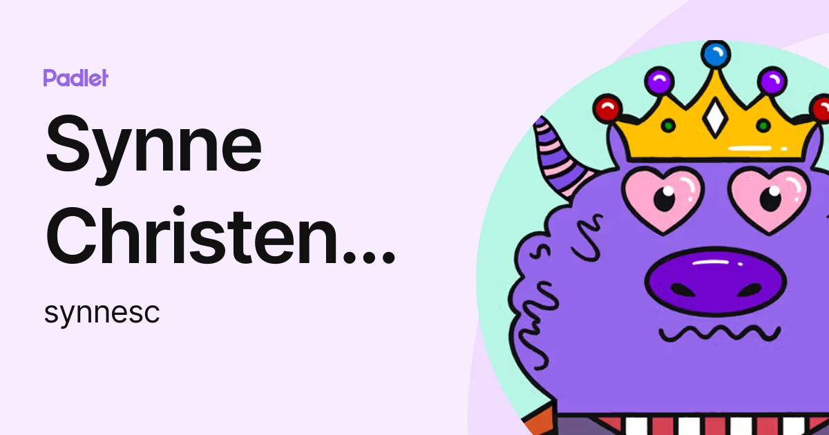 Synne Christensen (synnesc) profile | Padlet