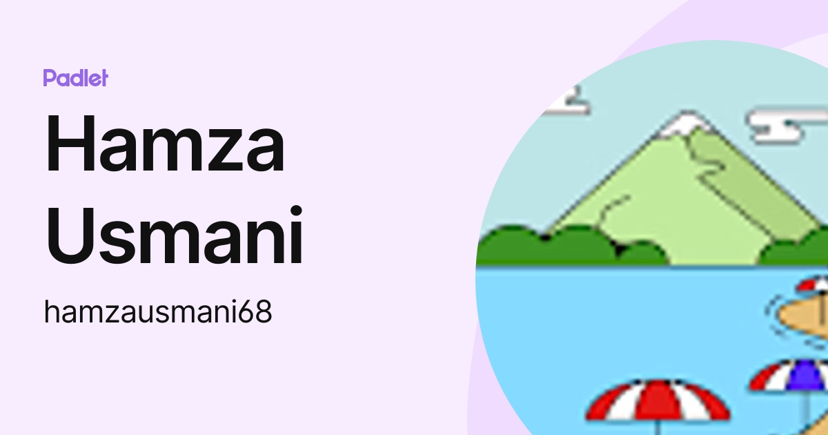 Hamza Usmani (hamzausmani68) profile | Padlet