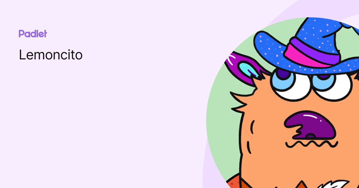 Lemoncito profile | Padlet