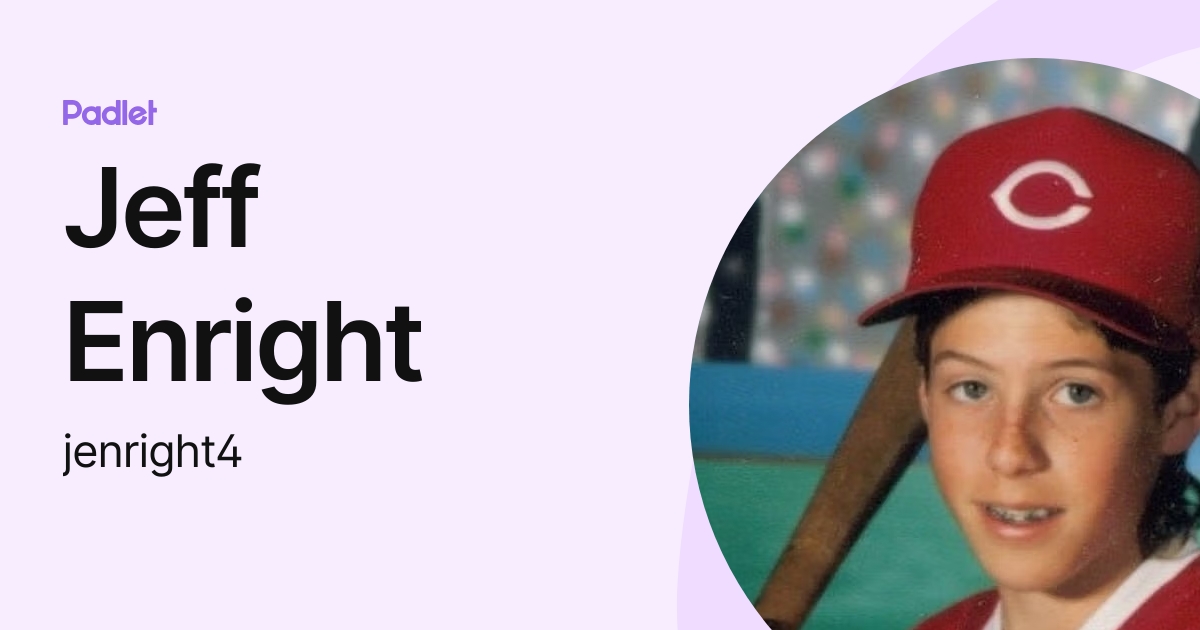 Jeff Enright (jenright4) profile | Padlet
