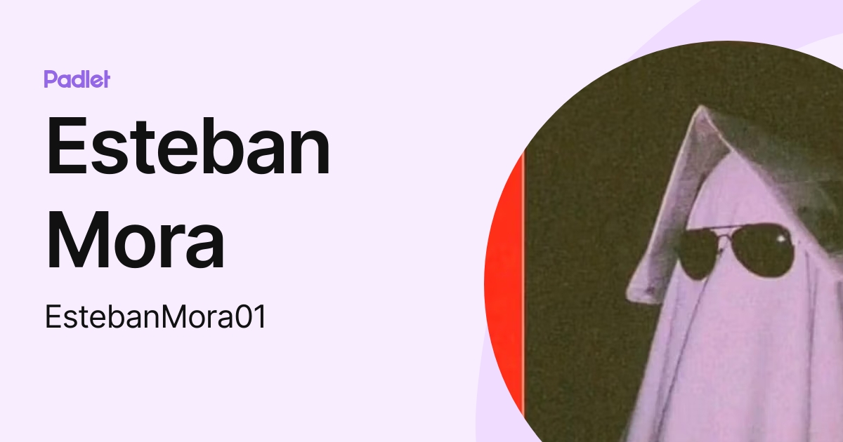 Esteban Mora (EstebanMora01) profile | Padlet