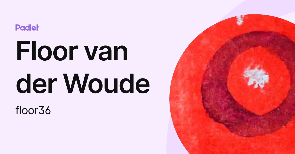 Floor van der Woude (floor36) profile | Padlet