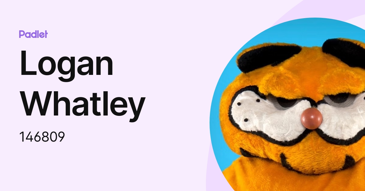 Logan Whatley (146809) profile | Padlet