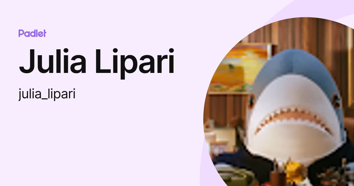 Julia Lipari (julia_lipari) profile | Padlet