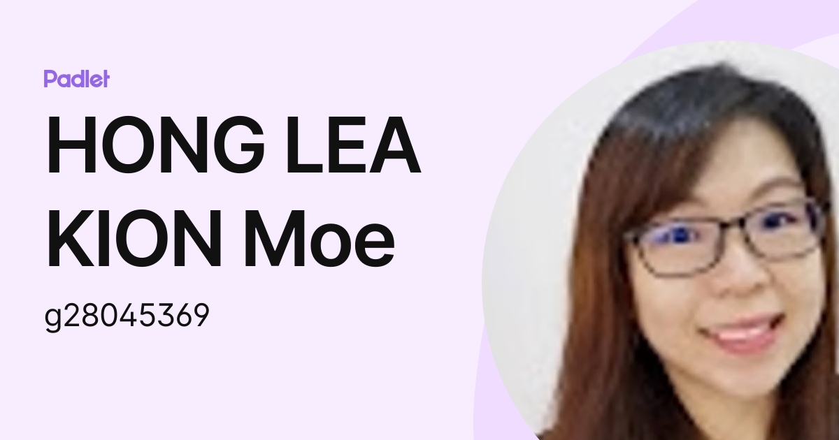 HONG LEA KION Moe (g28045369) profile | Padlet
