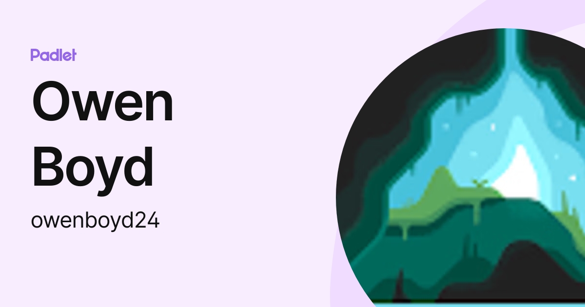 Owen Boyd (owenboyd24) profile | Padlet
