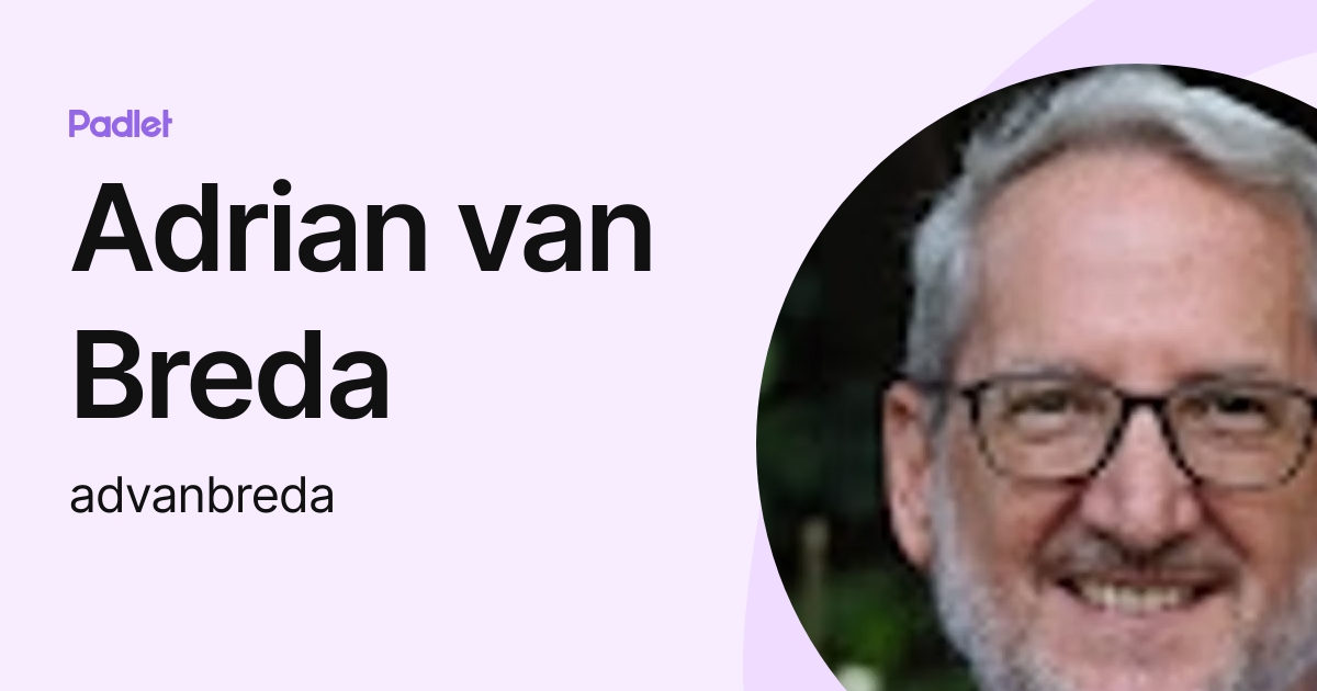 Adrian van Breda (advanbreda) profile | Padlet