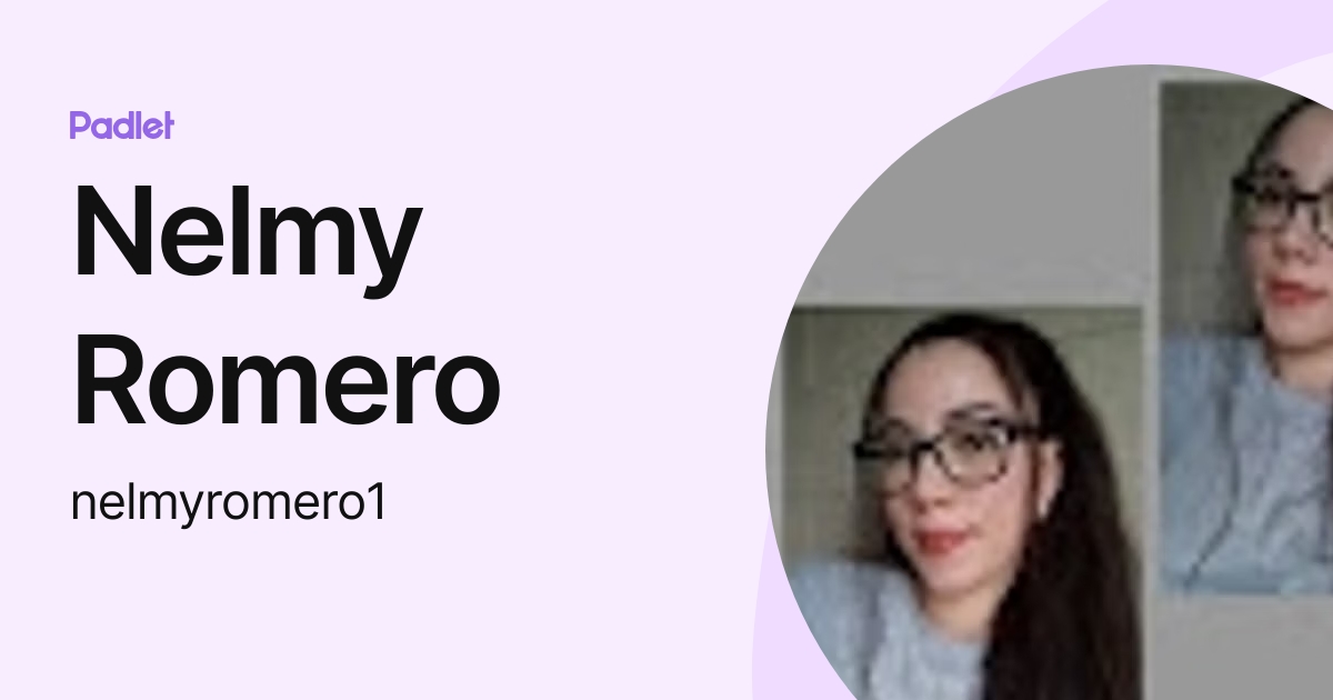 Nelmy Romero (nelmyromero1) profile | Padlet