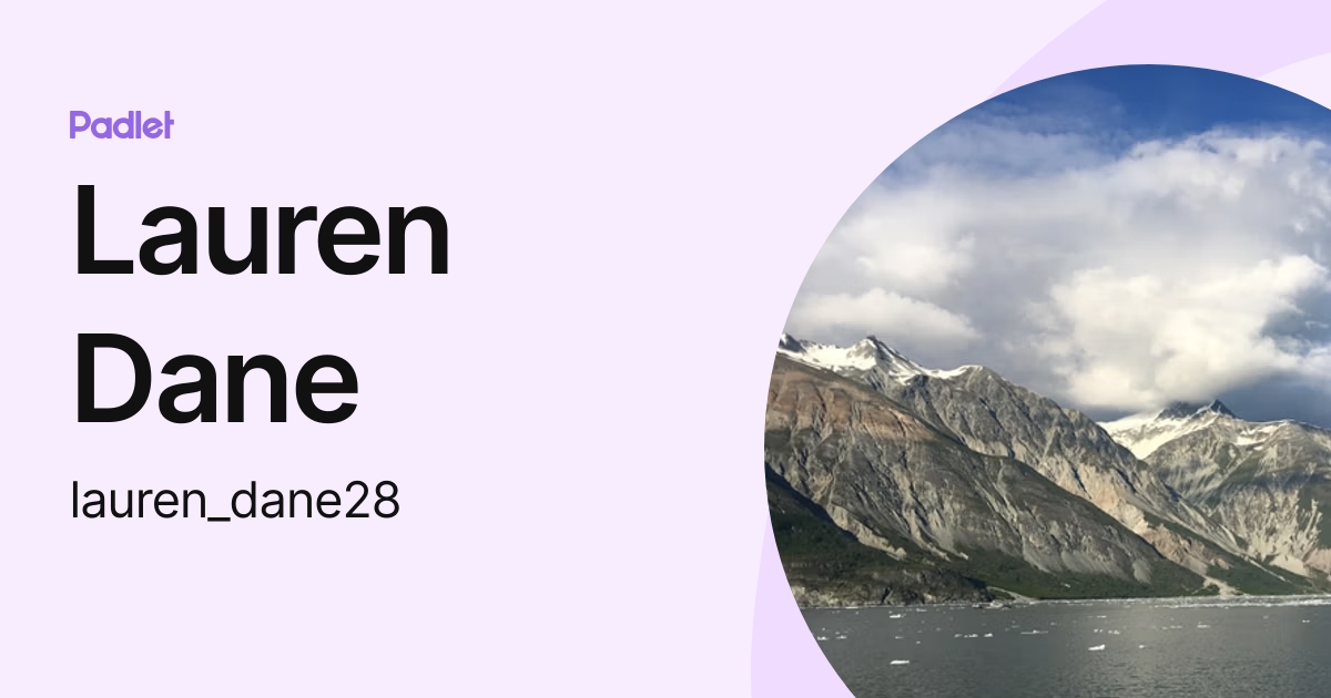 Lauren Dane (lauren_dane28) profile | Padlet
