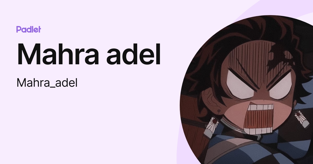 Mahra adel (Mahra_adel) profile | Padlet