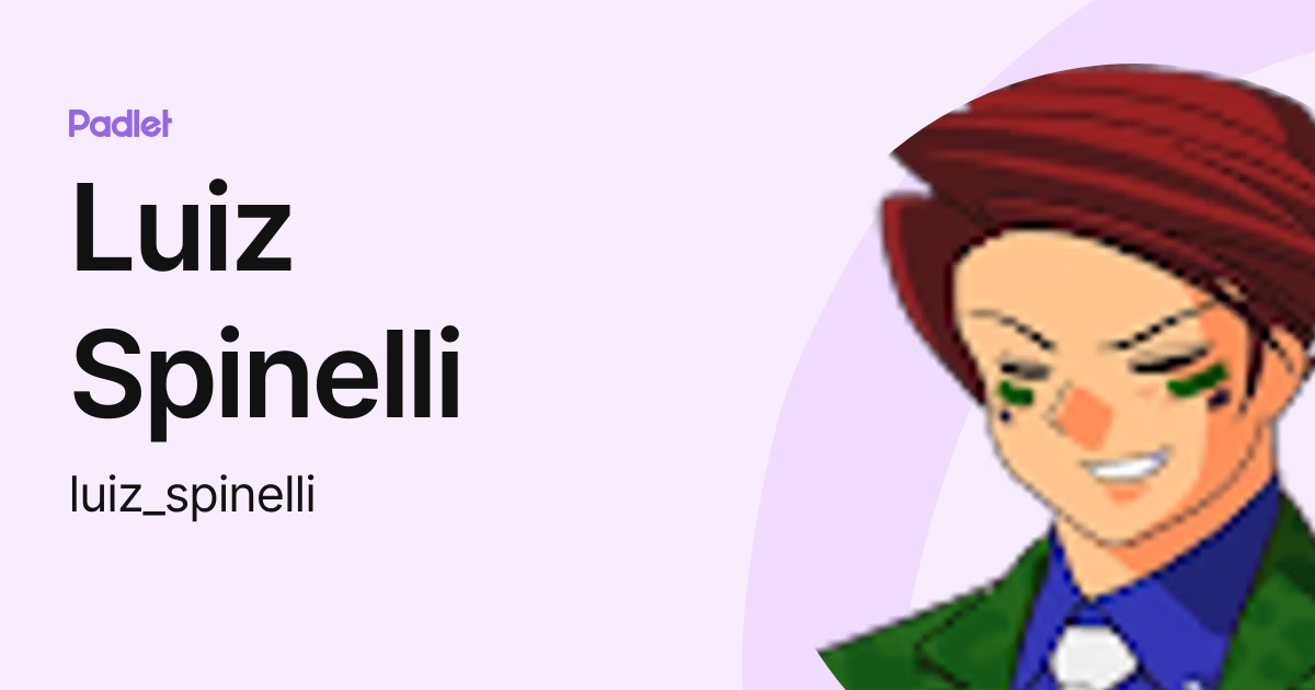 Luiz Spinelli (luiz_spinelli) profile | Padlet