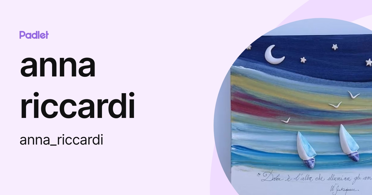anna riccardi (anna_riccardi) profile | Padlet