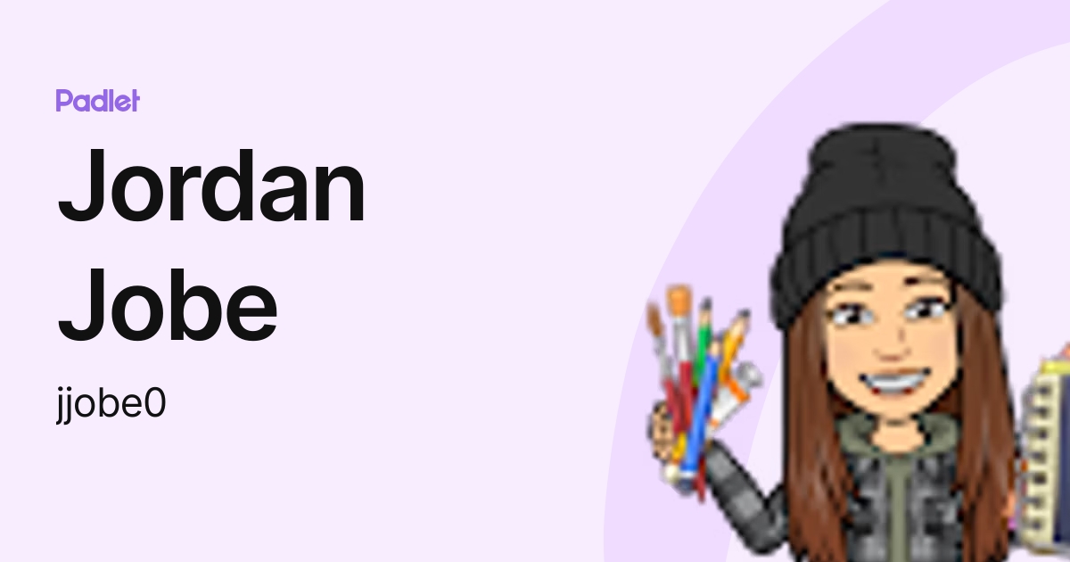 Jordan Jobe (jjobe0) profile | Padlet