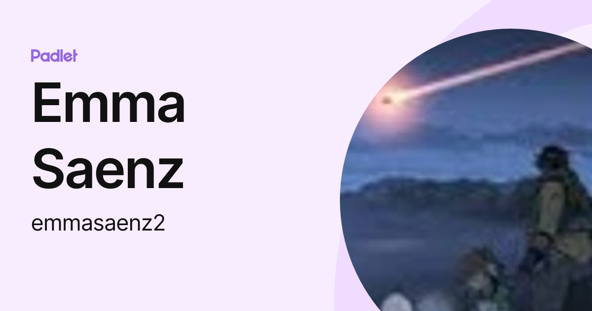 Emma Saenz (emmasaenz2) profile | Padlet