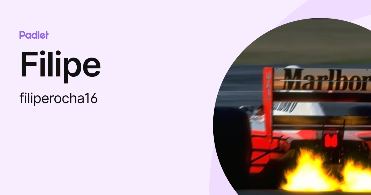 Filipe Centeno Da Rocha (filiperocha16) profile | Padlet