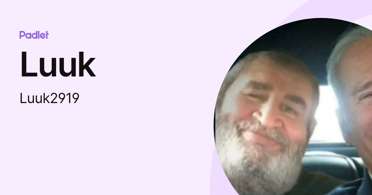 Luuk (Luuk2919) profile | Padlet