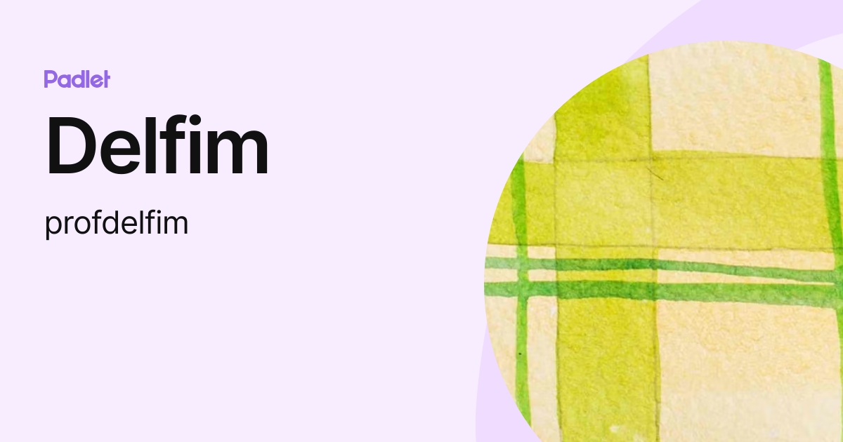 Delfim (profdelfim) profile | Padlet
