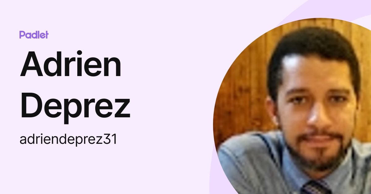 Adrien Deprez (adriendeprez31) profile | Padlet