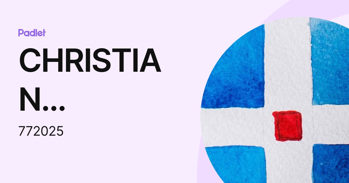 CHRISTIAN FOREMAN (772025) profile | Padlet