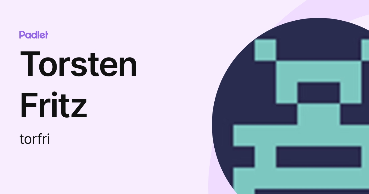 Torsten Fritz (torfri) profile | Padlet