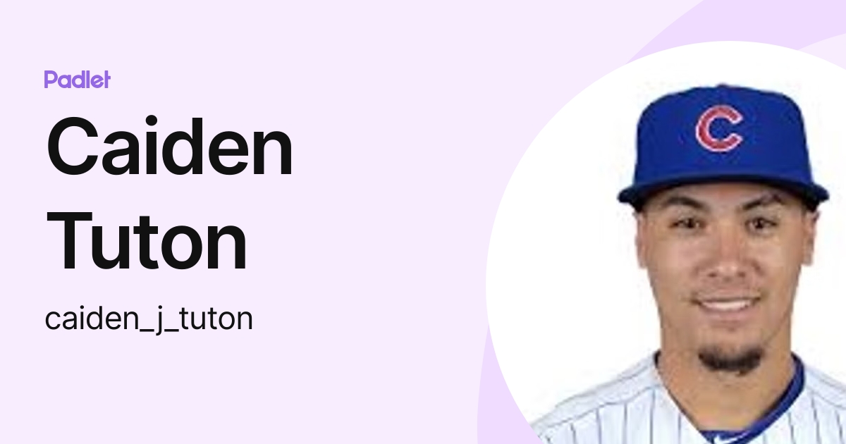 Caiden Tuton (caiden_j_tuton) profile | Padlet