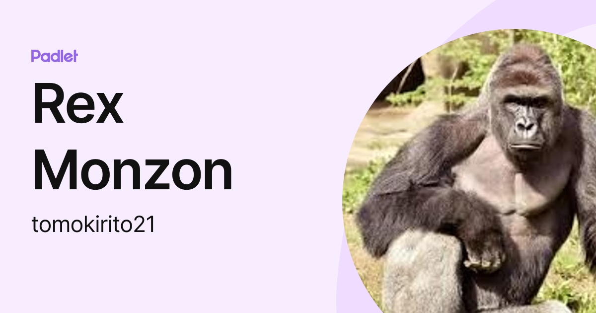 Rex Monzon (tomokirito21) profile | Padlet