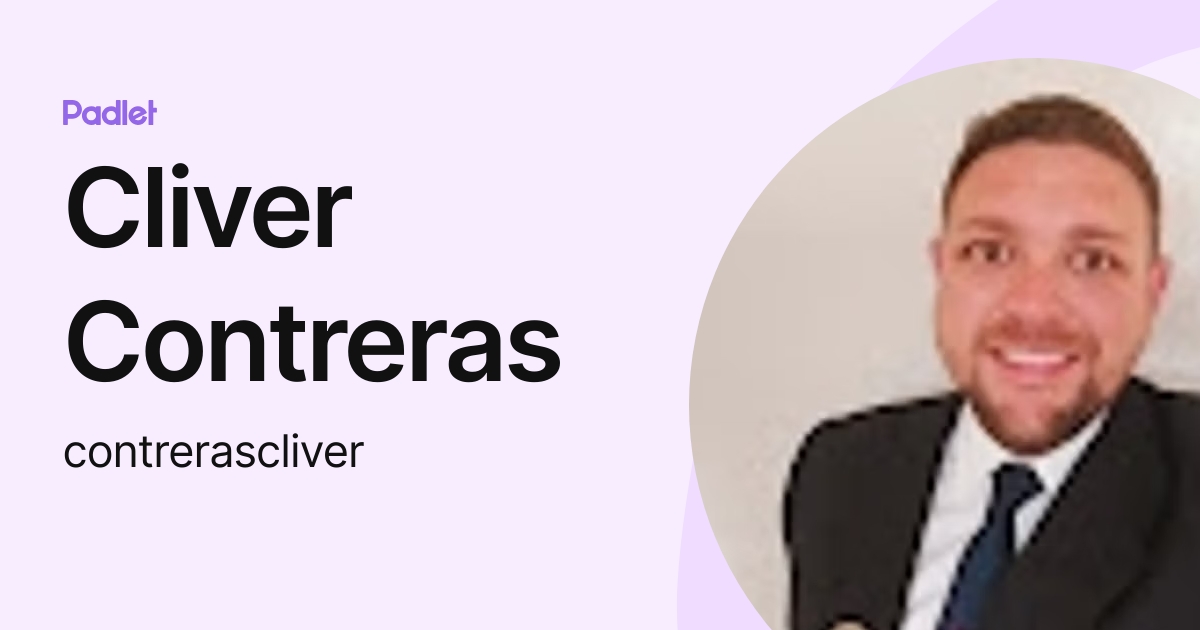 Cliver Contreras (contrerascliver) profile | Padlet