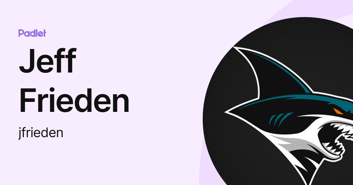 Jeff Frieden (jfrieden) profile | Padlet