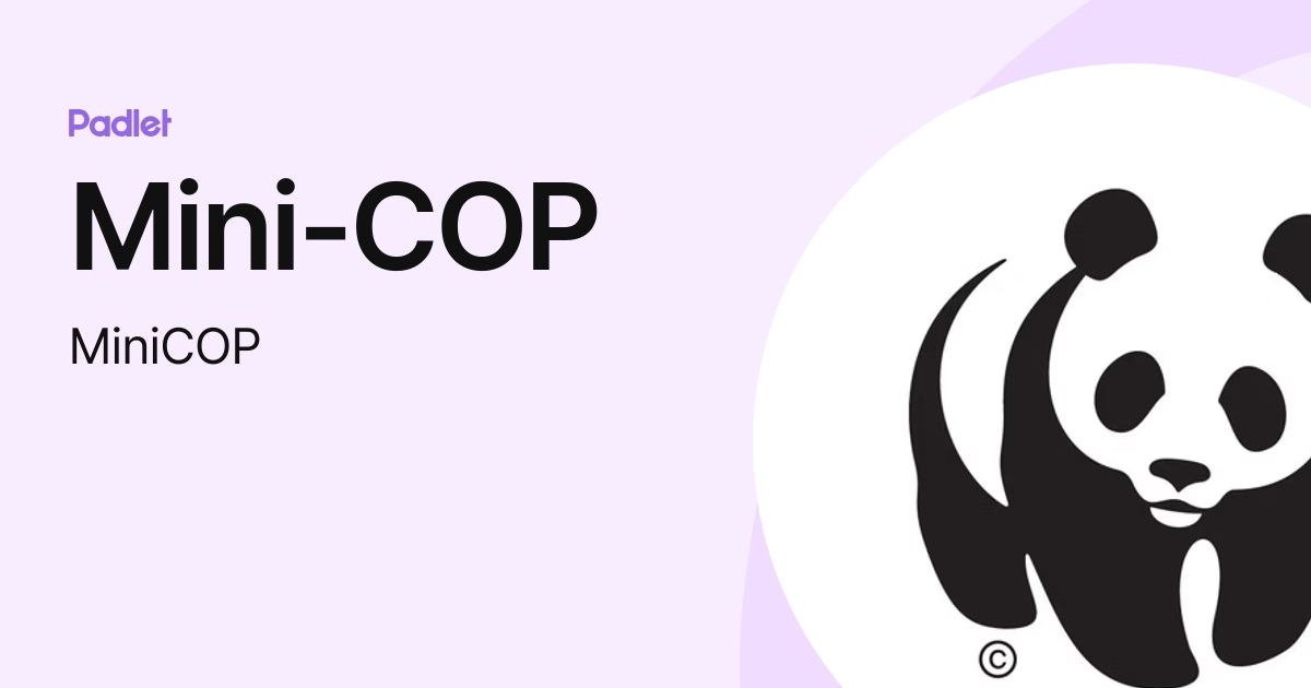 Mini-COP (MiniCOP) profile | Padlet