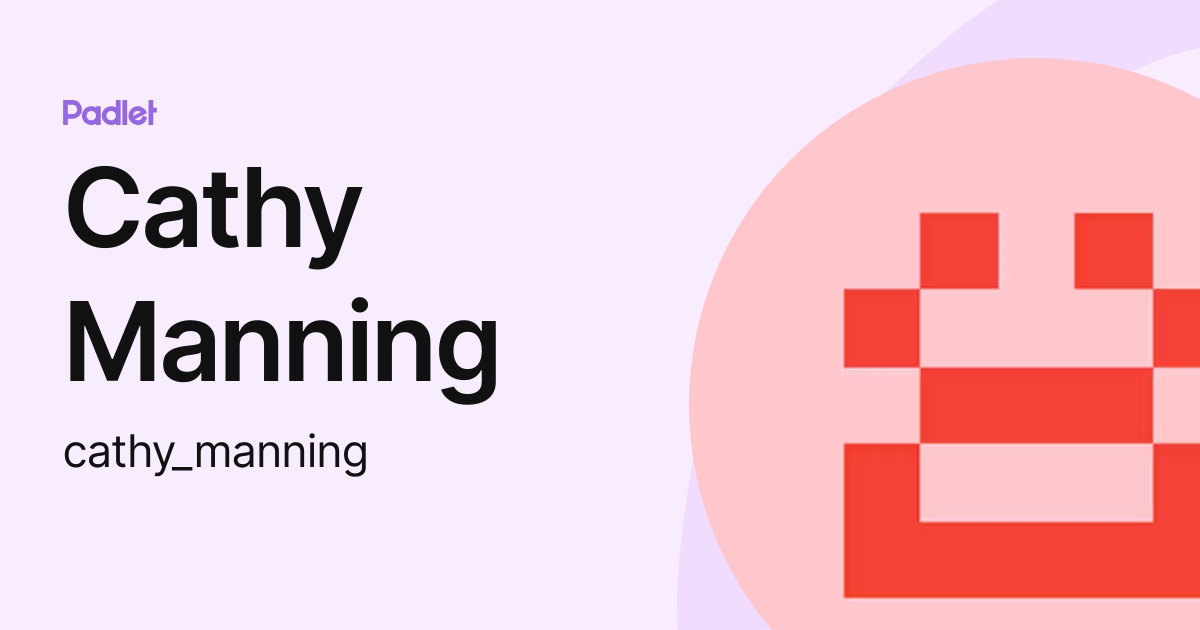 Cathy Manning (cathy_manning) profile | Padlet