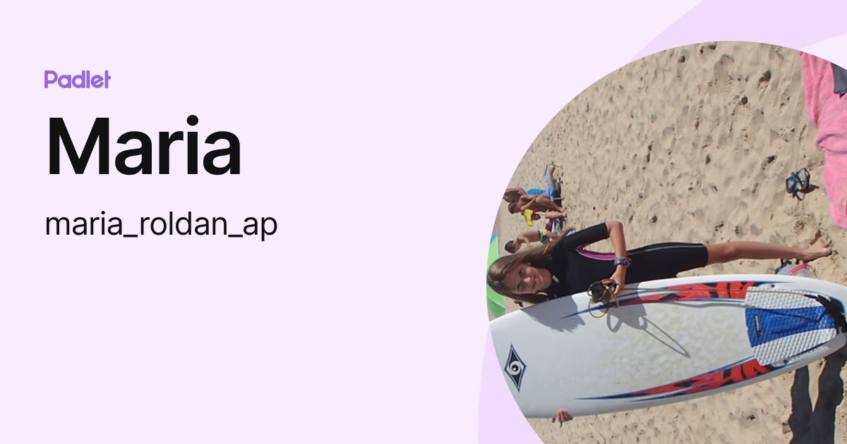 Maria (maria_roldan_ap) profile | Padlet