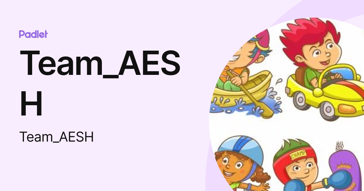 Team_AESH (Team_AESH) profile | Padlet