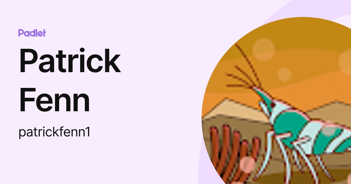 Patrick Fenn (patrickfenn1) profile | Padlet