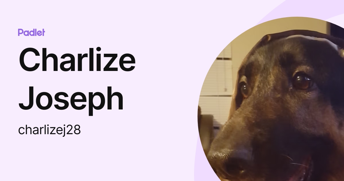 Charlize Joseph (charlizej28) profile | Padlet